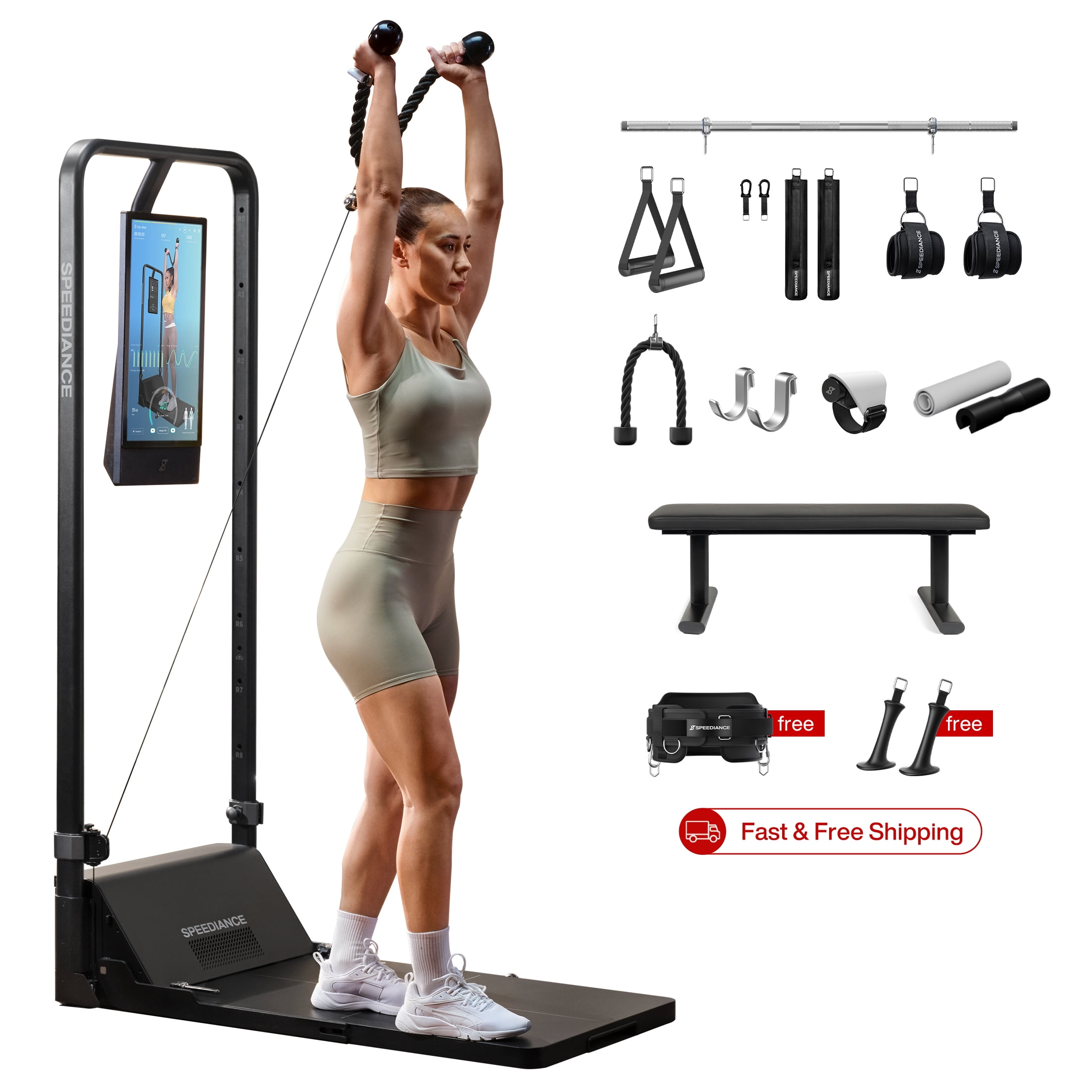 Speediance AI-Powered Smart Home Gym System, Multi-functional Smith ...