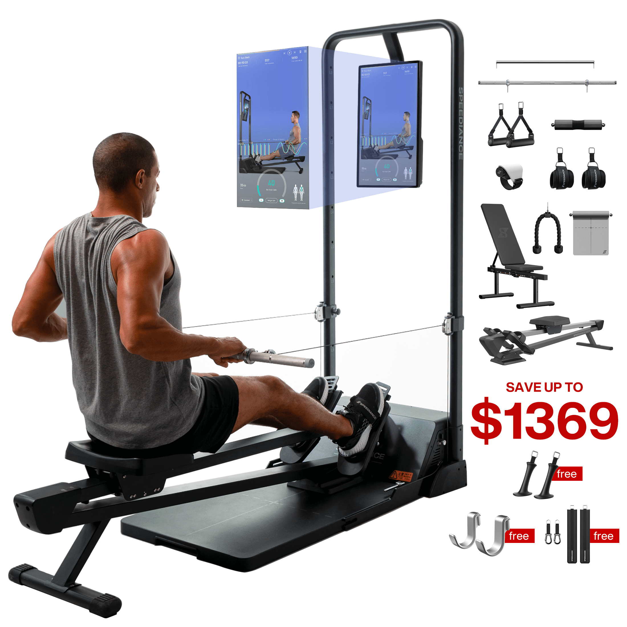 Speediance Gym Monster – All-in-One Home Gym Workout Machine with ...
