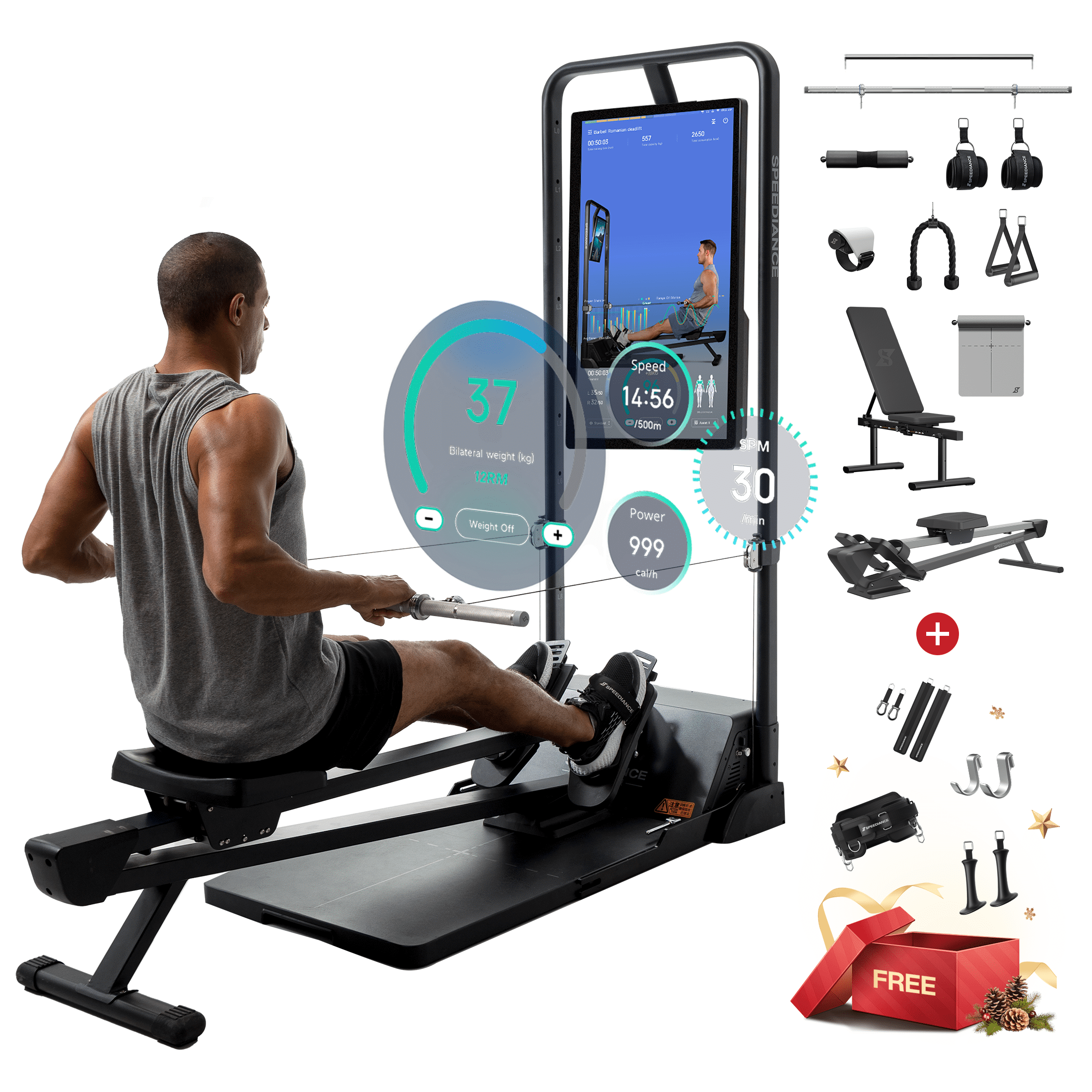 Speediance AI Smart Home Gym, All-in-One Digital Weight Workout Machine ...