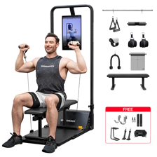 Centr 3 Home Gym Trainer with Smith Bar & Total Strength Training ...