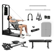 Syedee Home Gym Station, Workout Station with 150LBS Weight Stack, Home ...