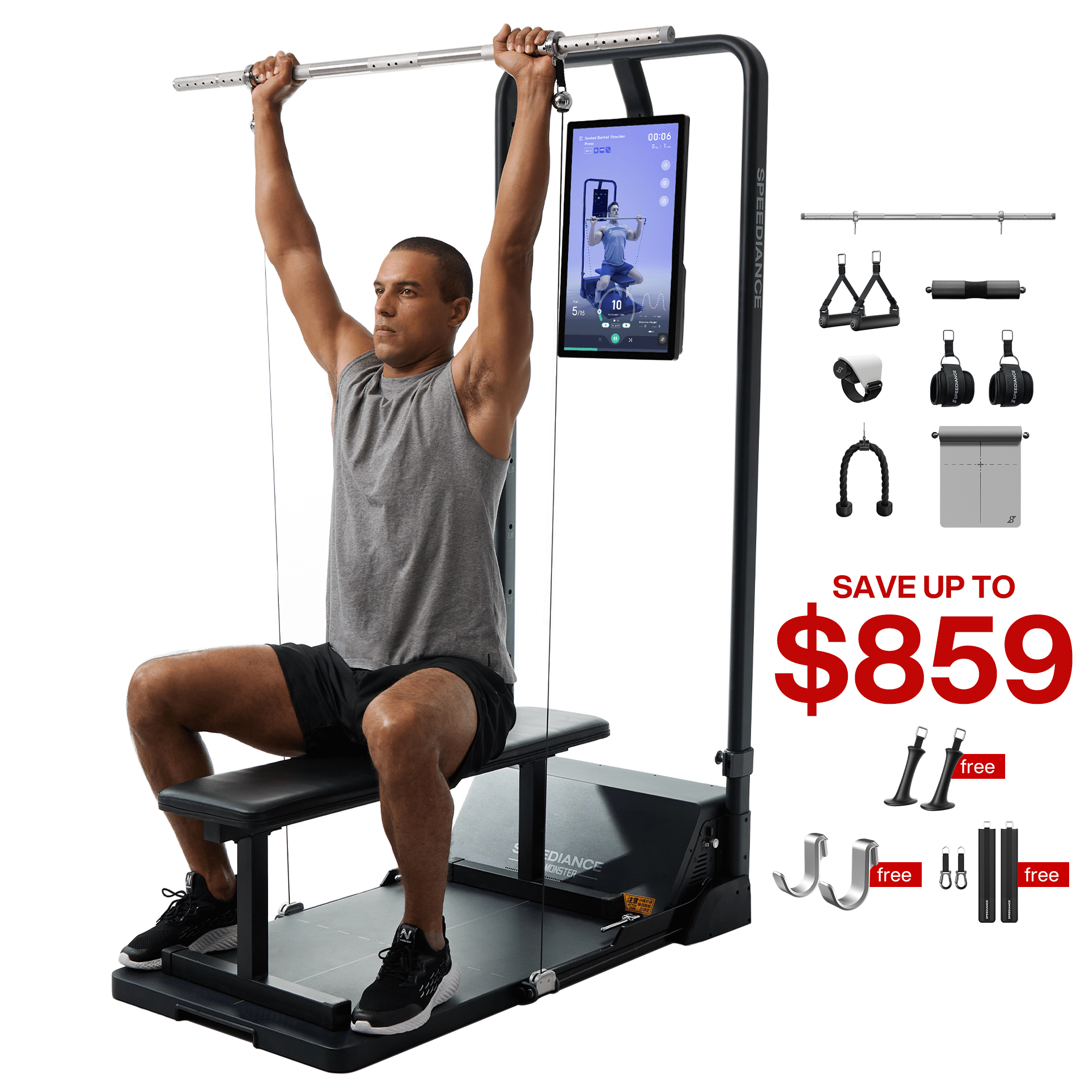 Speediance Gym Monster – All-in-One Home Gym Workout Machine with ...