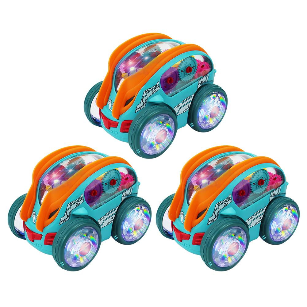 Speedlite Dynamic Gear-Powered Car with Led Lights,Light Up Toy Cars ...