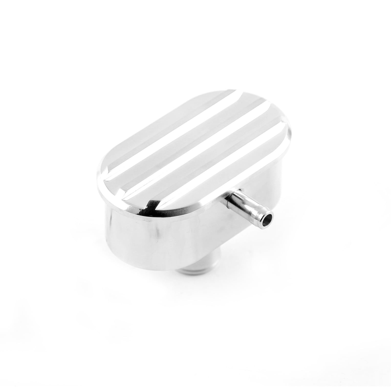 Speedmaster PCE309.1020 Classic Finned Valve Cover Aluminum Breather Cap, 1.25" Grommet & PCV ...