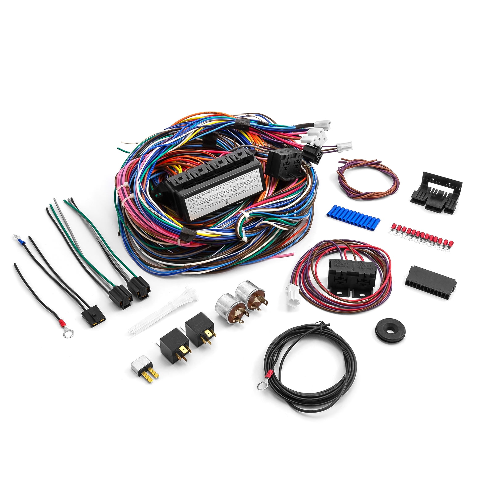 Speedmaster PCE368.1001 Universal 20 Circuit Wiring Harness Kit Street ...
