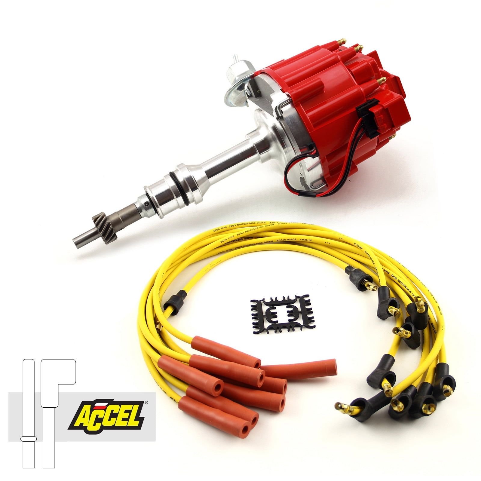 Speed Master HEI Distributor, 65,000 V Coil, Compatible with Ford SB ...