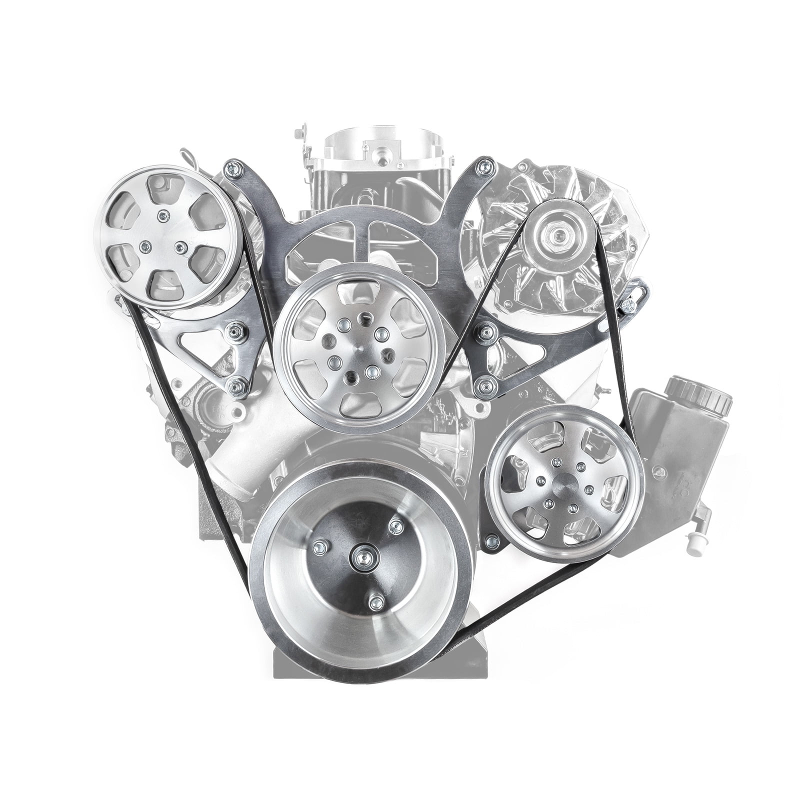 Sbc Long Water Pump Pulley Big Block Chevy Supercharger Serpentine ...