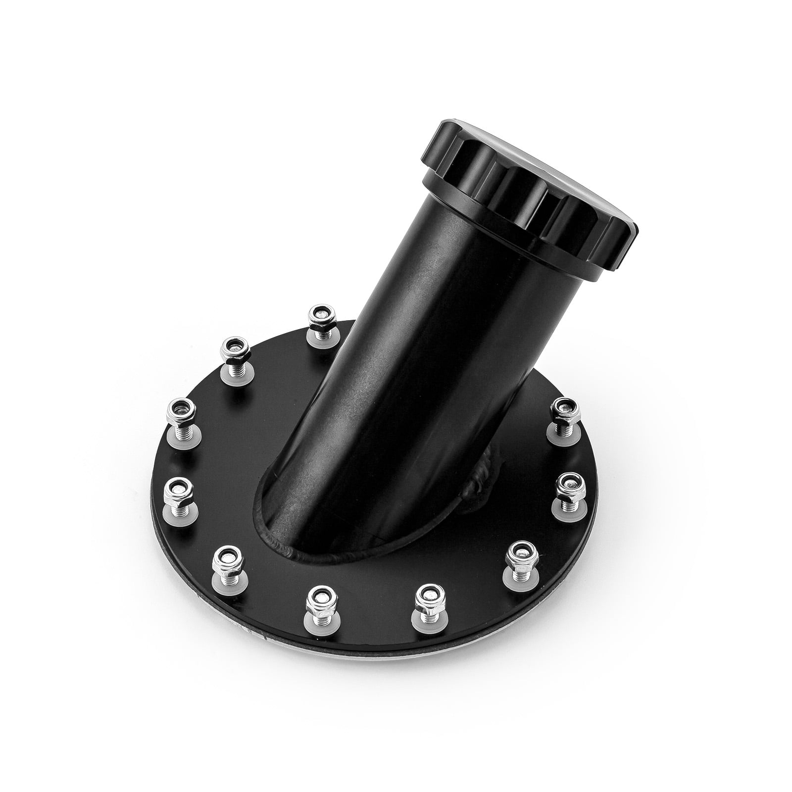 Speedmaster PCE504.1001 Billet 45 Degree Black Aluminum Fuel Cell Fast ...