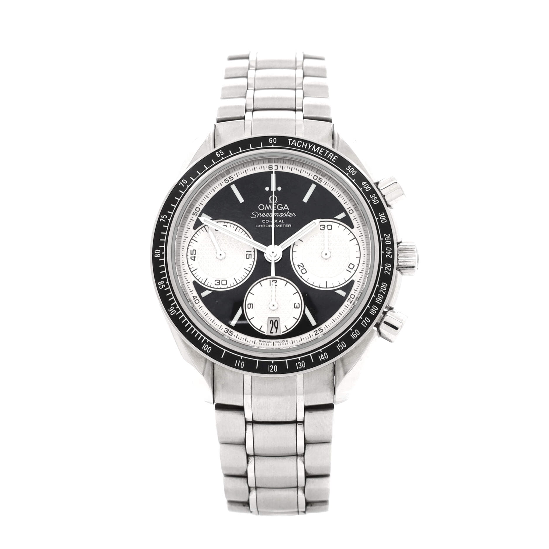 Pre-Owned Speedmaster Racing Co-Axial Chronograph Automatic Watch ...