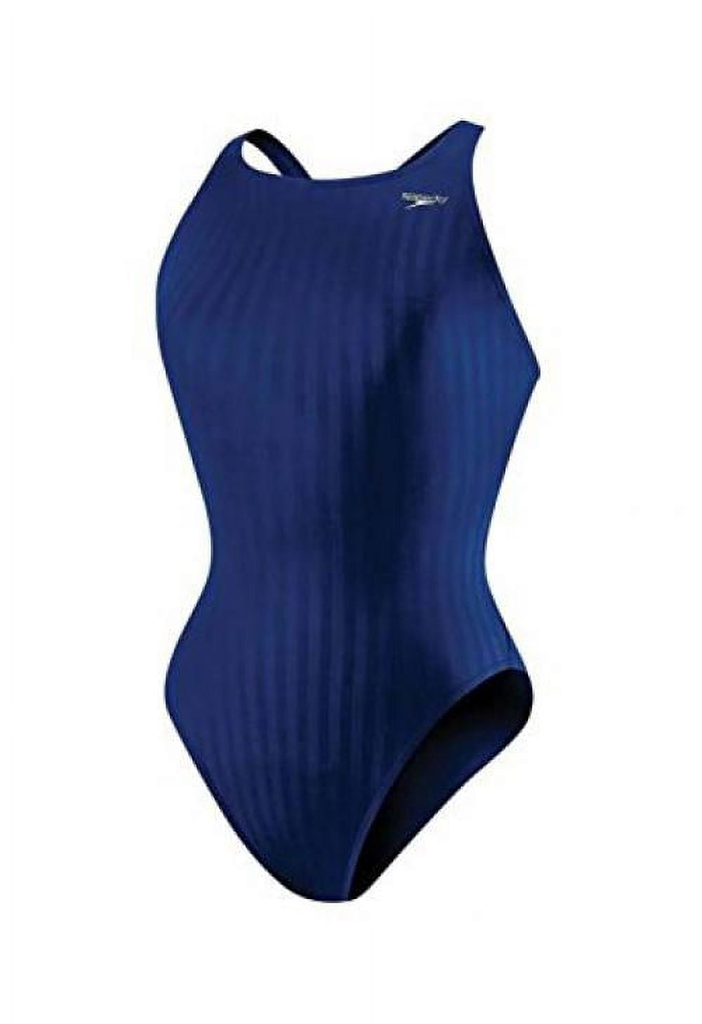 Speedo 719039 Youth Aquablade Recordbreaker One Piece Navy 26 YTH ...