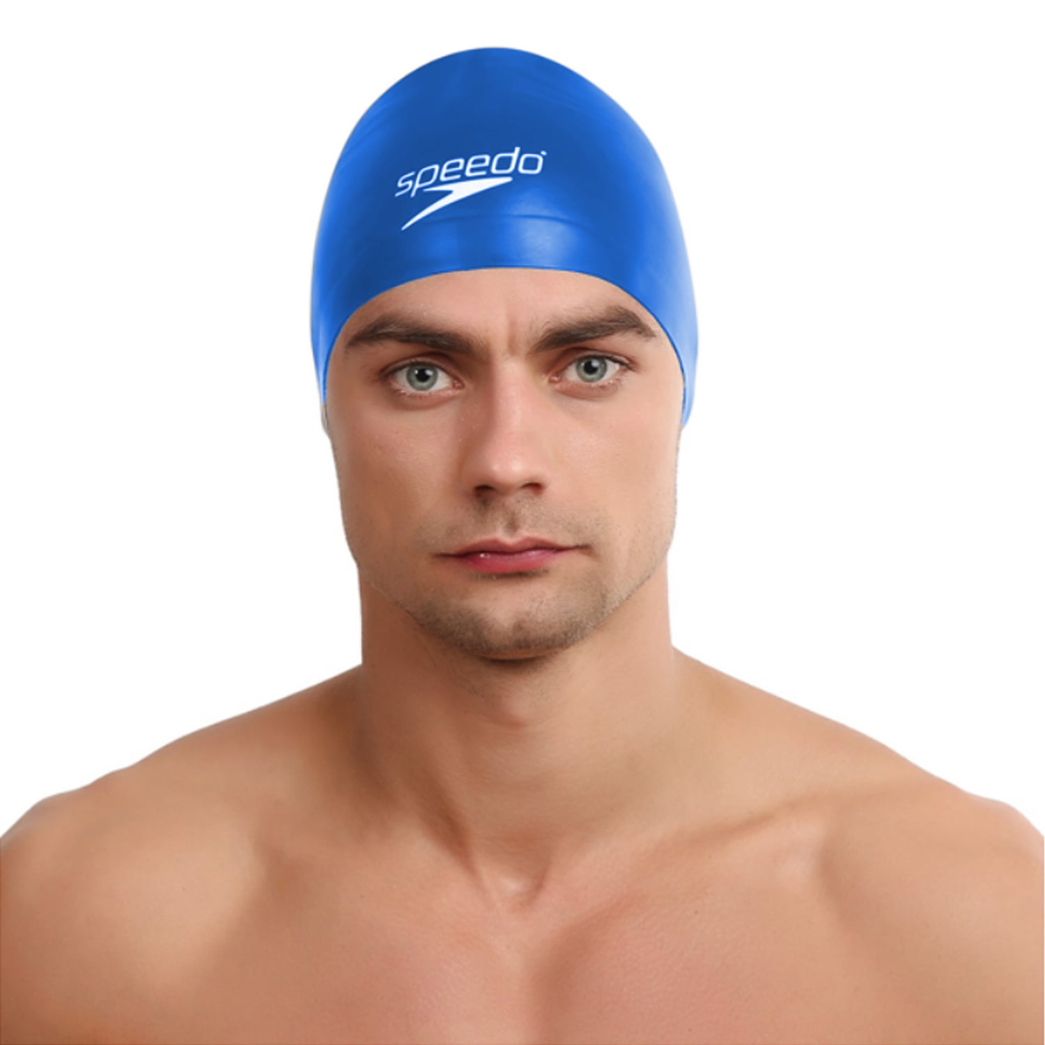 Speedo Silicone Solid Swim Cap Performance Adult Red Walmart