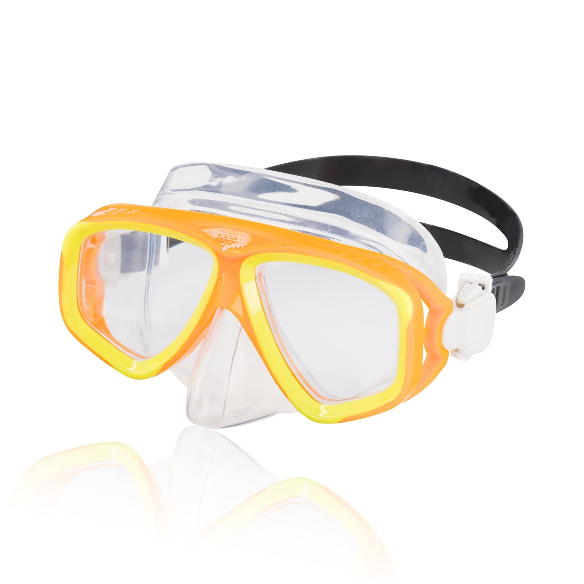 Speedo Adult Adventure Mask - Oriole/Clear - Walmart.com