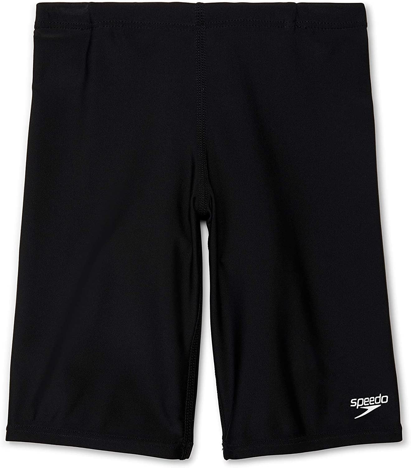Speedo Boy's Swimsuit Jammer Begin to Swim Solid 8 Speedo Black ...