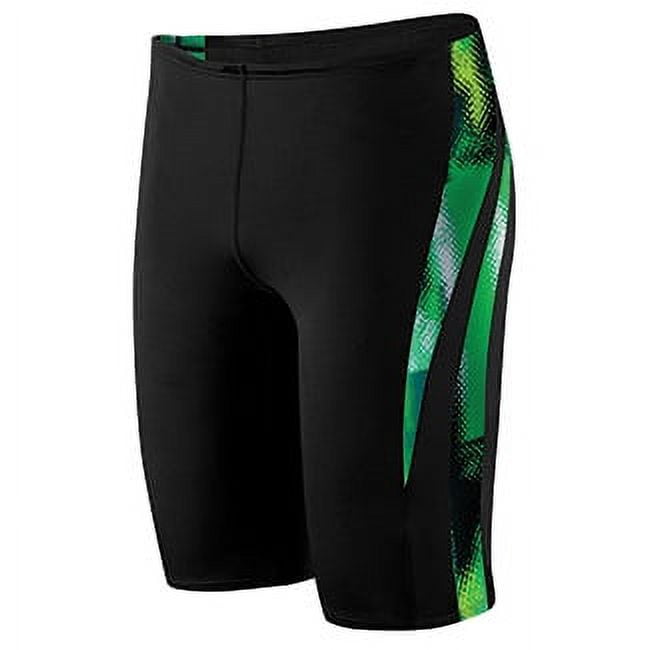 Speedo Boys Xtra Life Lycra Digital Surge Jammer KELLY GREEN Swimsuit ...