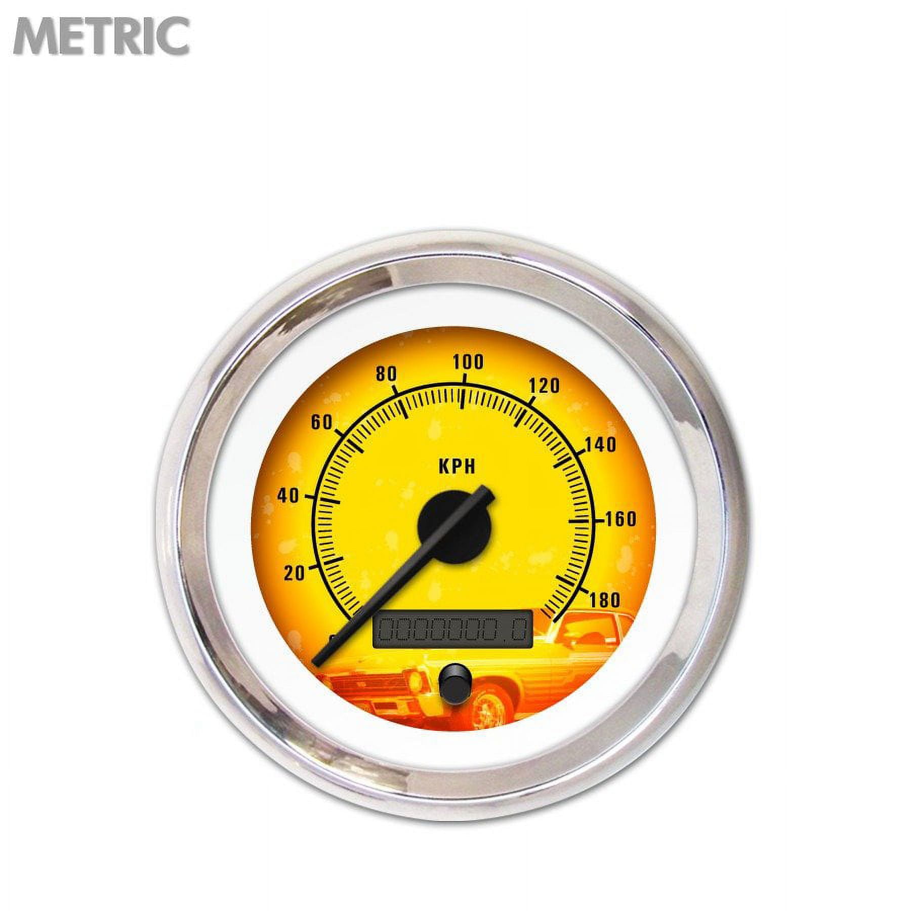 Aurora Instruments GAR1111ZM by HABCC Speedometer Gauge - Metric Puma 5 ...