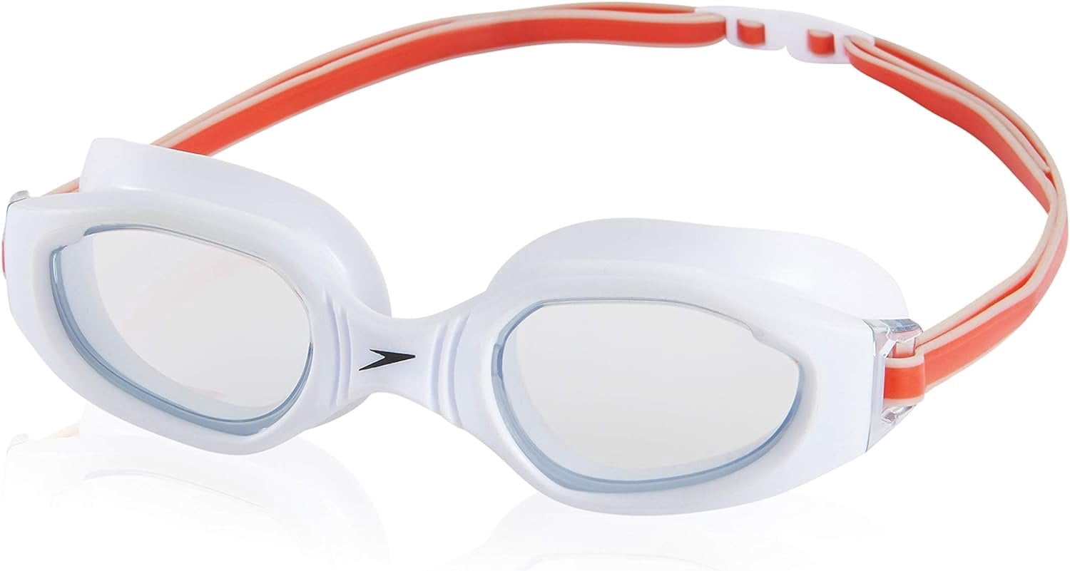 Speedo Hydro Comfort Adult Fitness Swim Goggle, White - Walmart ...