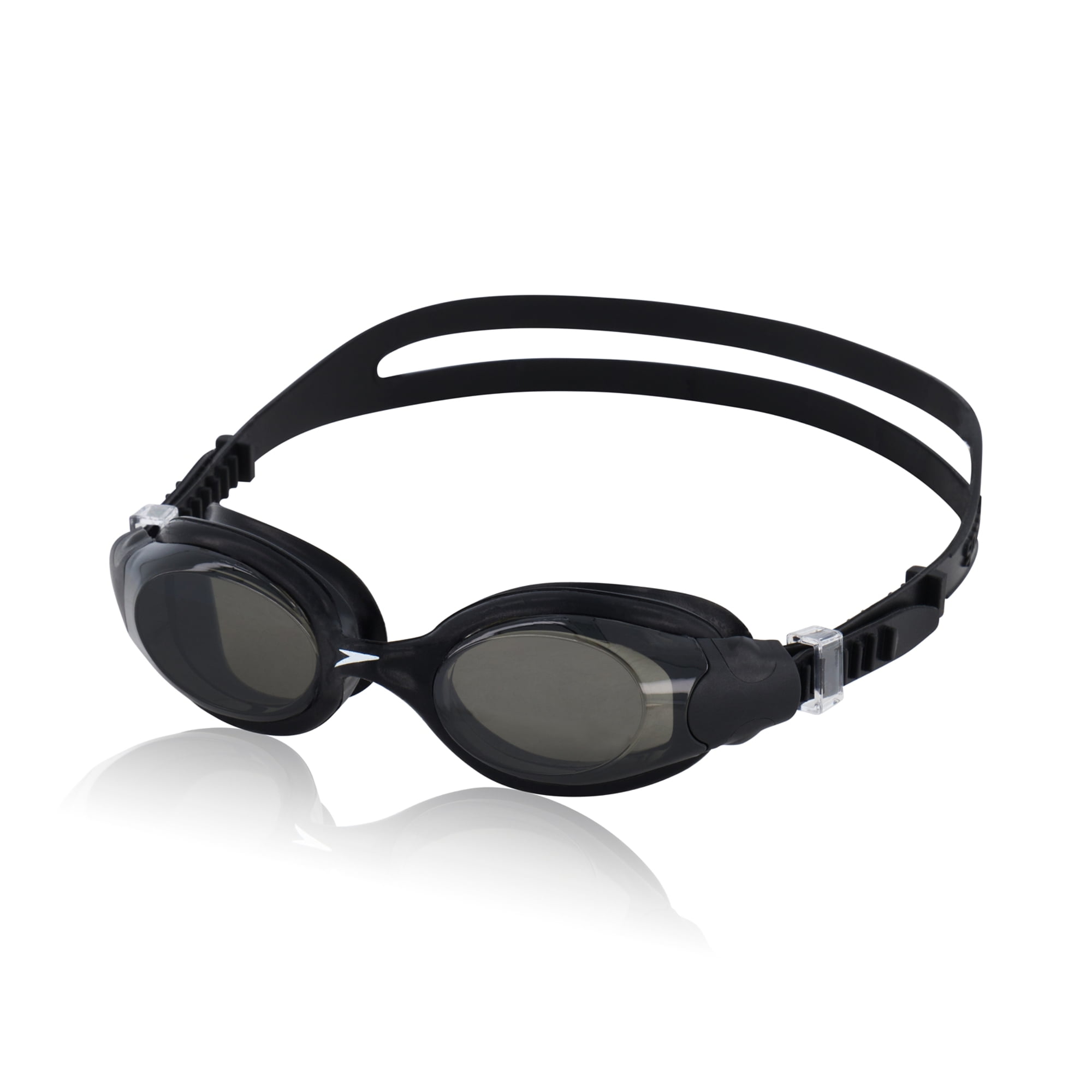 Speedo Swim Hydrosity Goggles - Black/Smoke for Pool Training with Anti ...