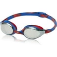 Speedo Hyper Flyer Mirrored Swim Goggle, Navy Red/Grey - Walmart.com