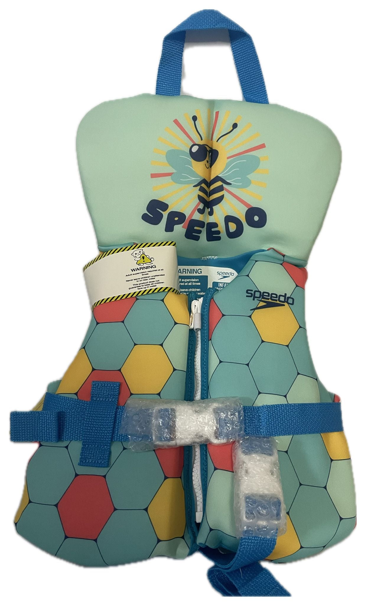 Speedo Infant Life Jacket Vest, Under 30lbs, Bee Design, USCG Approved ...
