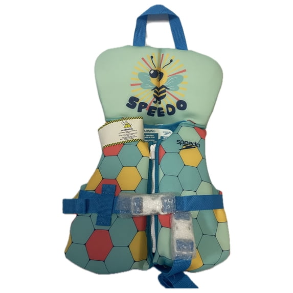 Speedo Infant Life Jacket Vest, Under 30lbs, Bee Design, USCG Approved ...