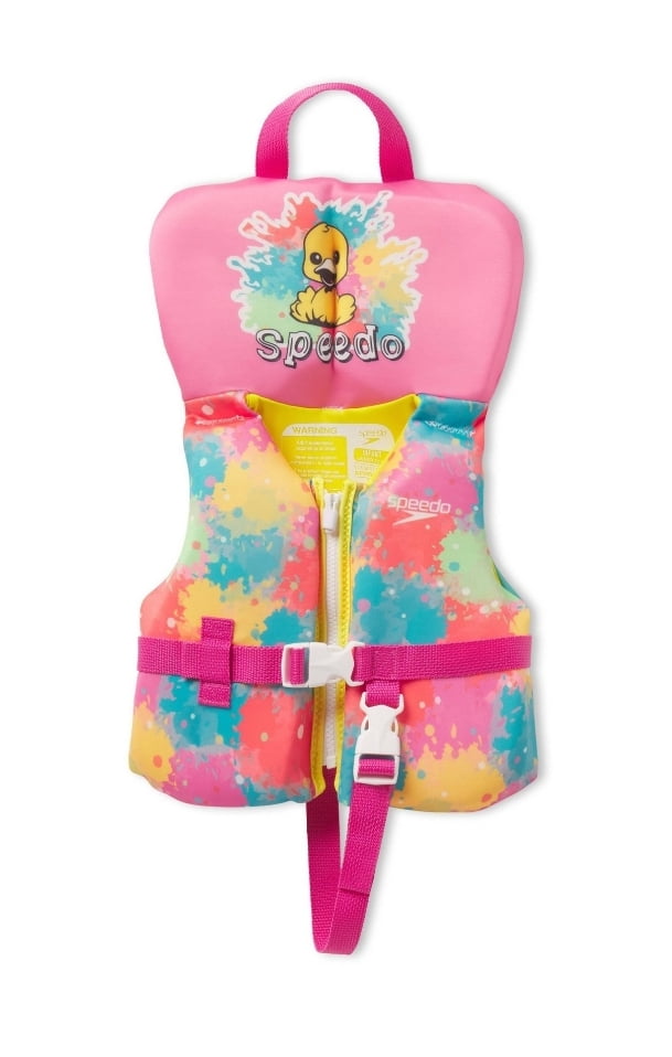 Speedo Infant PFD Life Jacket Vest Ducky Spots