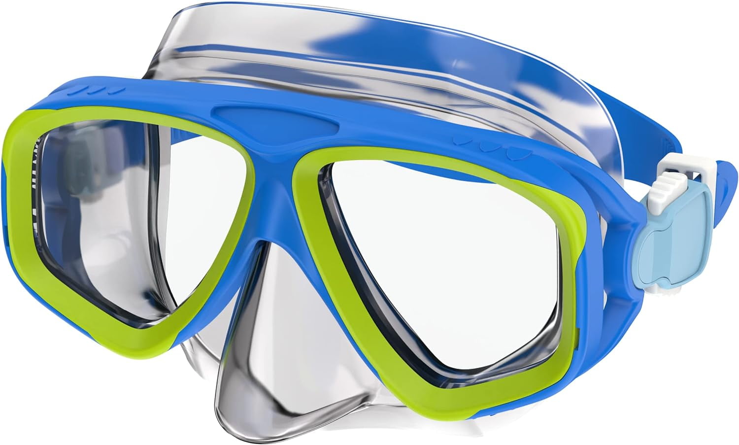 Speedo Junior Recreation Mask - Bright Blue/Clear - Walmart.com