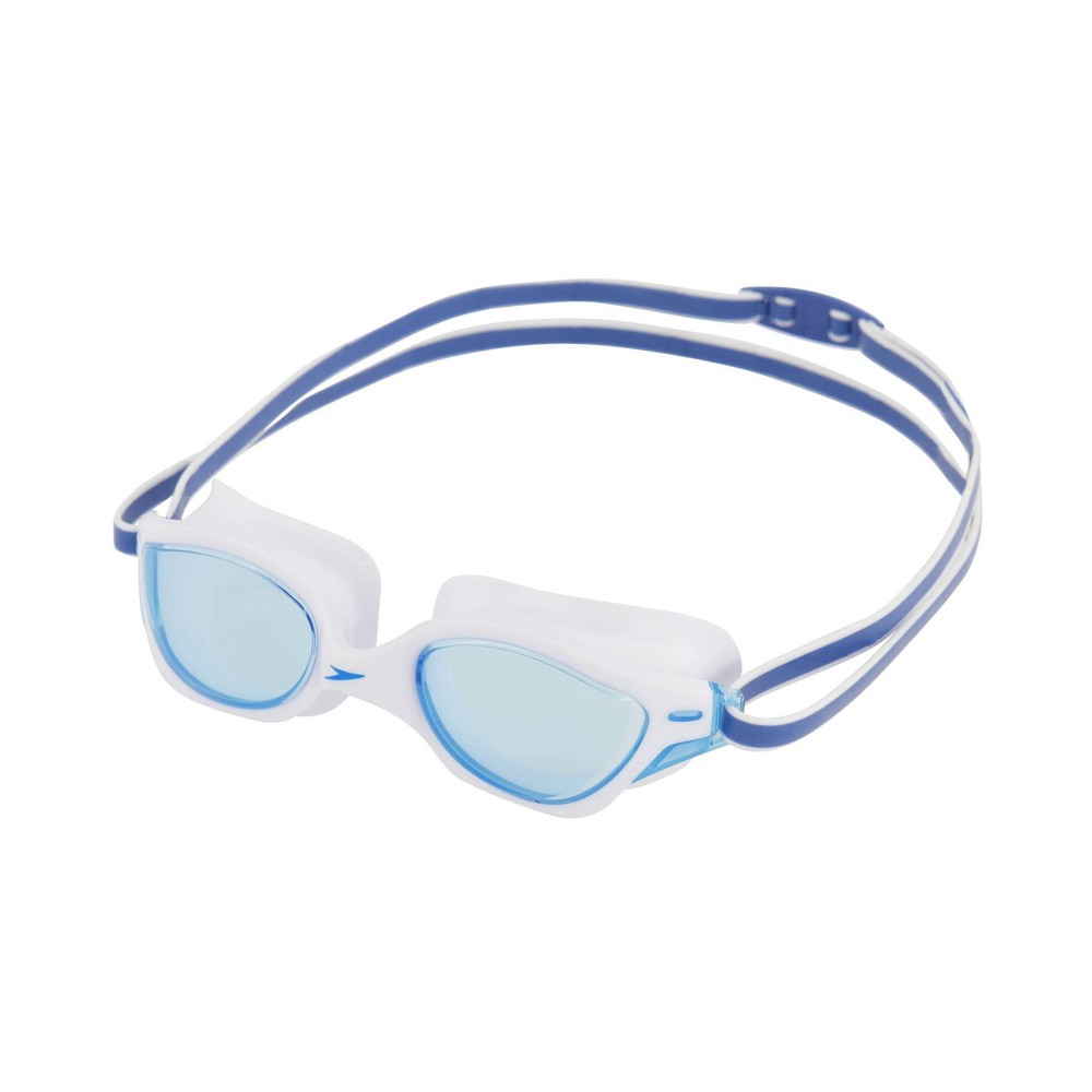 Speedo Junior Seaside Swim Goggles, White Celeste, UV Protection, Anti ...