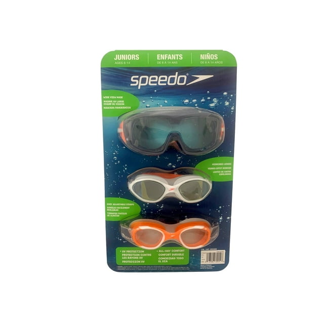 Speedo Kids/Youth/Teen Multipack Junior Swim Goggles Variety Pack ...