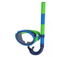 Speedo Kid's Porto Snorkel Mask Set - Blue - Walmart.com