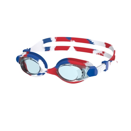 Speedo Kids' Glide Print Swim Goggles, Blue Green Shark, Anti-Fog, UV ...