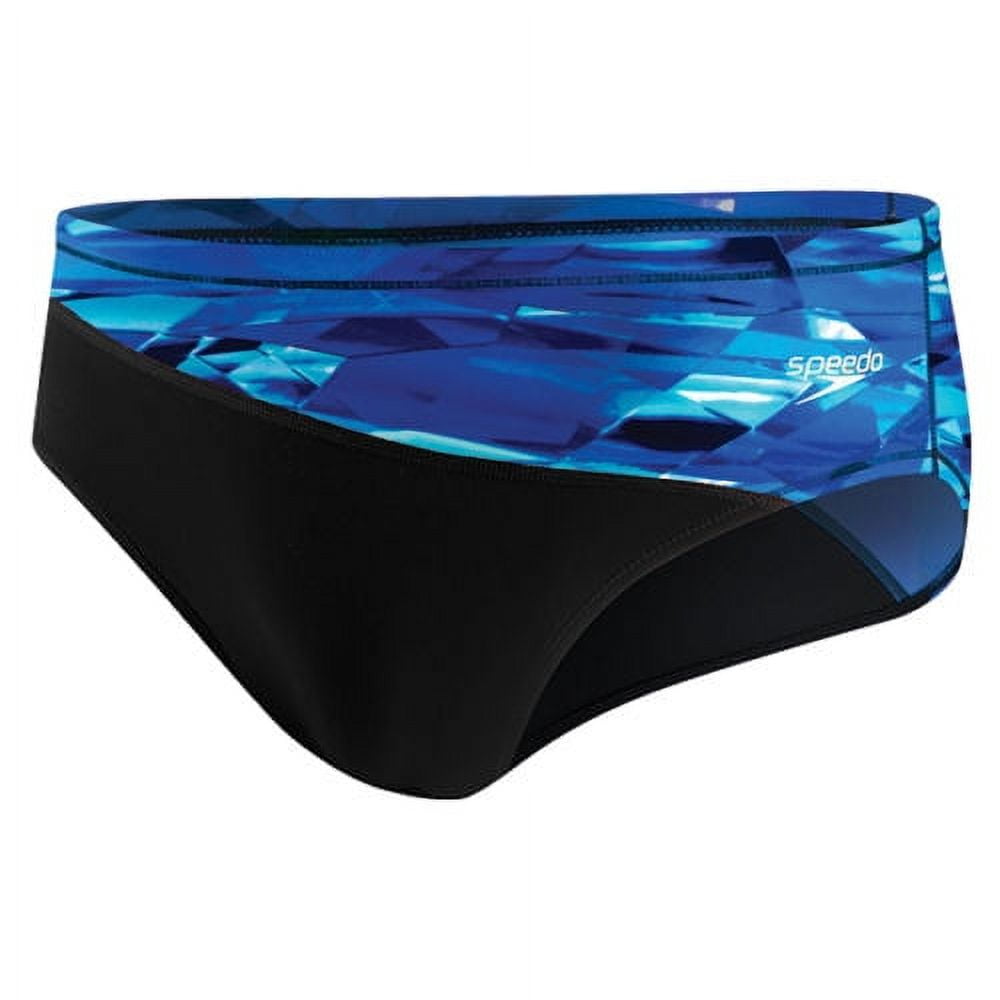 Speedo Men's Competition Swim Briefs, Shattered Wave Athletic Racing ...