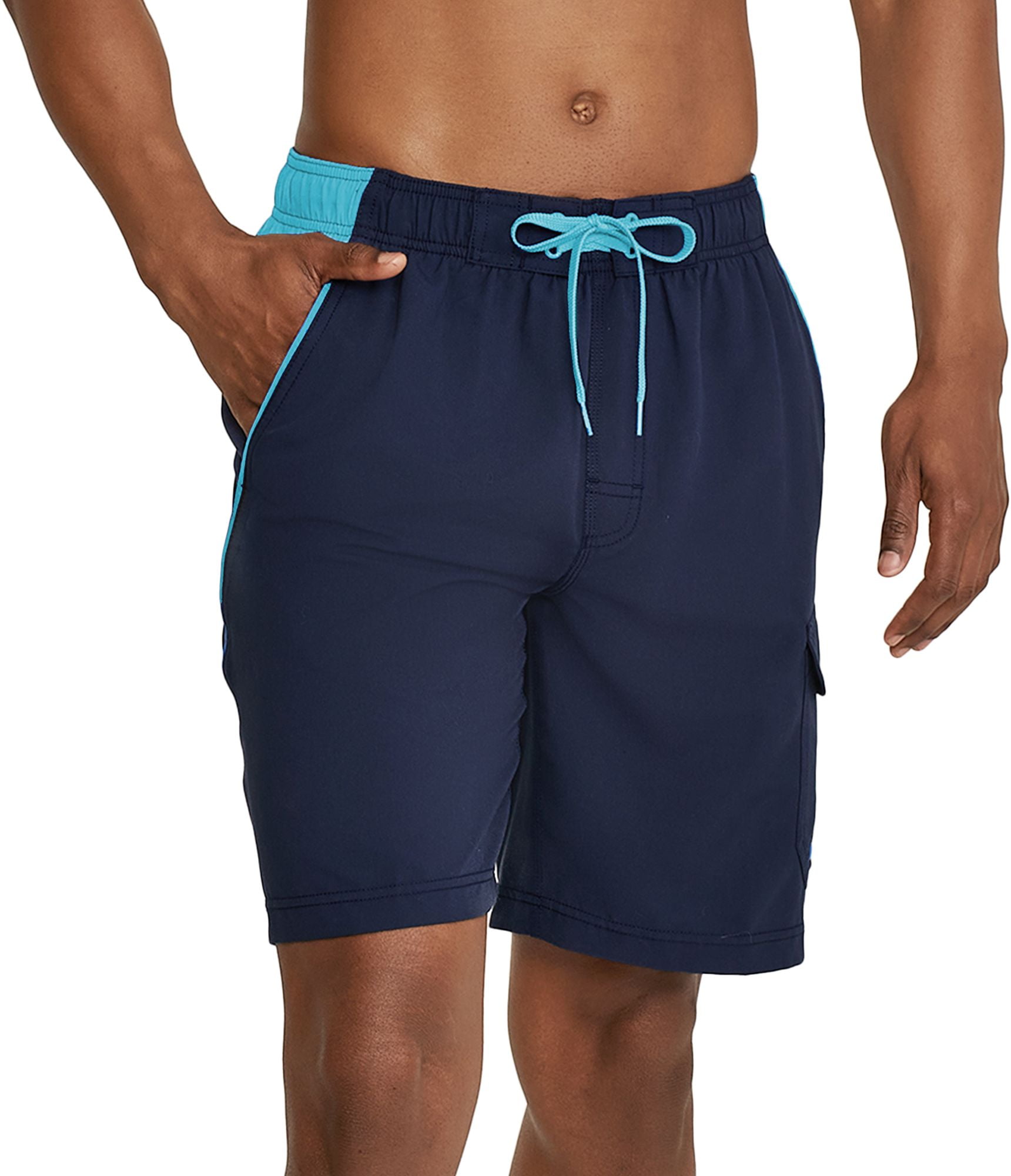 Speedo Men's Marina Sport 20\& Volley Swim Trunks (Blue Atoll, S ...