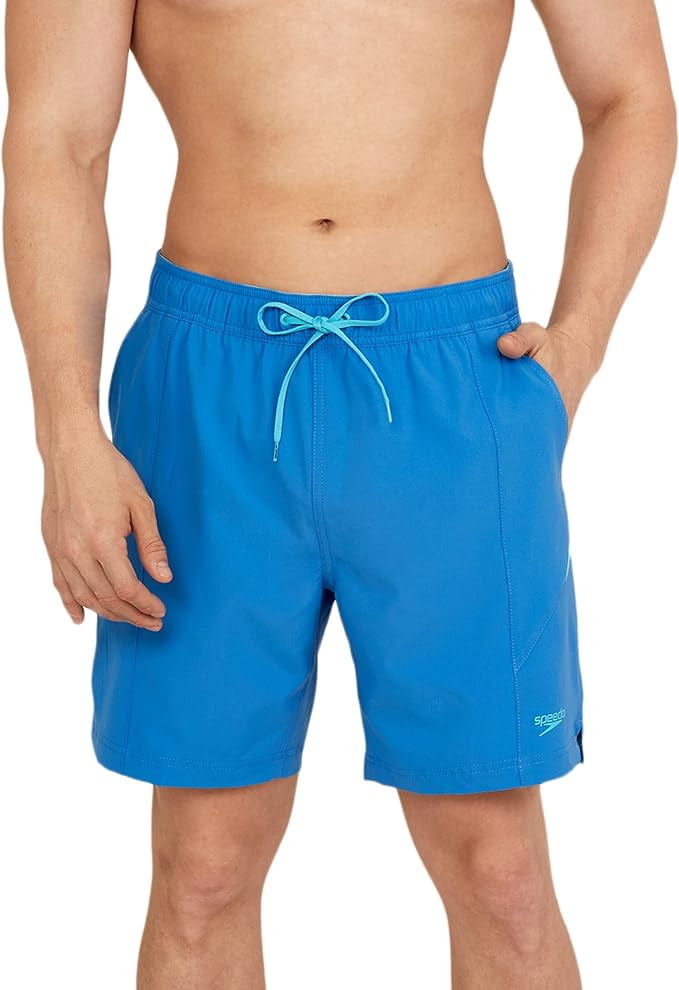 Speedo Men's Standard Swim Trunk Mid Length Redondo Solid, Boom Palace ...
