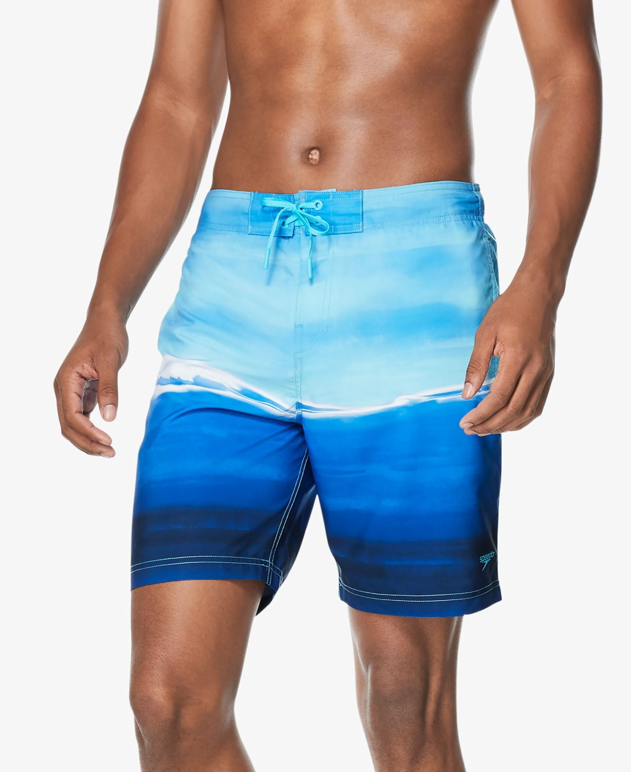 Speedo Mens Down Drift Bondi Two Way Stretch Upf 50 Plus Ombre Tie Dyed ...