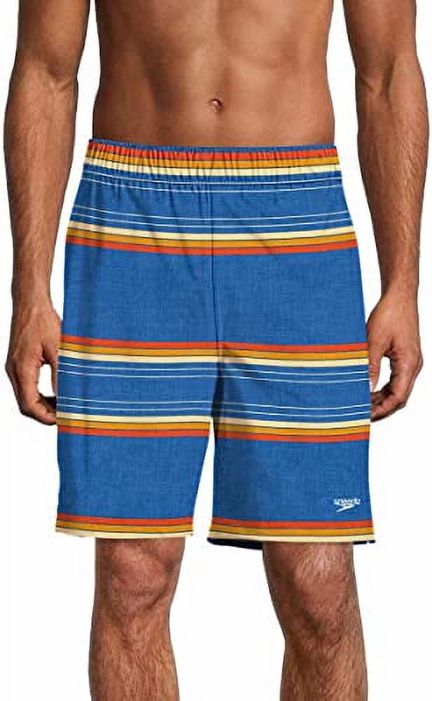 Speedo Mens Hydro Volley Swim Shorts (Speedo Blue Stripe, X-Large 36/38 ...