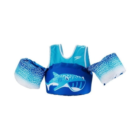 Youth Kids Speedo Splash Jammer Life Jacket Swim Vest - Blue Shark ...
