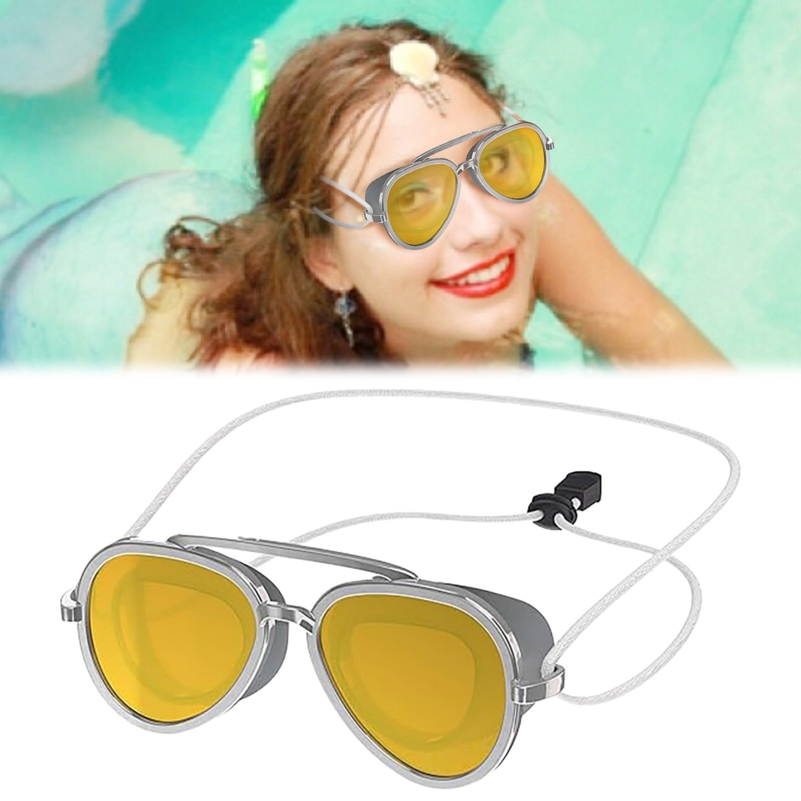 Speedo Unisex-Adult Swim Goggles Sunny G Mirrored Lens UV Protection ...