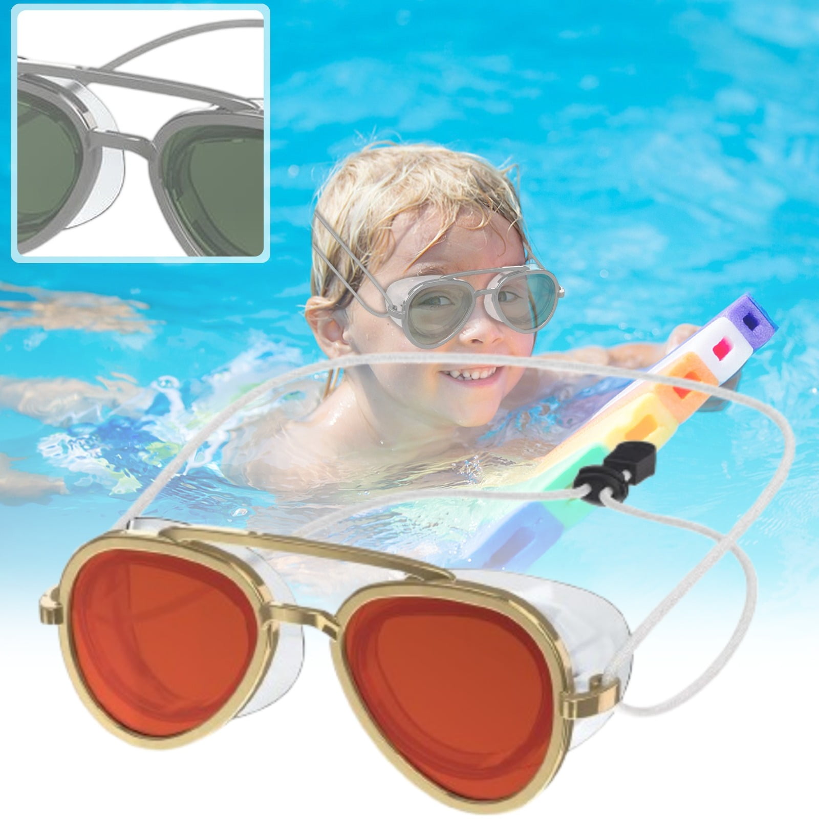 Speedo Unisex Adult Swim Goggles Sunny The Adult Sunny G Goggle Mirrored Lenses, Anti-Fog, UV ...