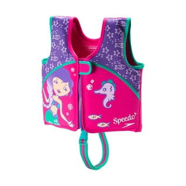 Speedo Unisex-Child Swim Flotation Classic Life Vest Begin to Swim UPF ...