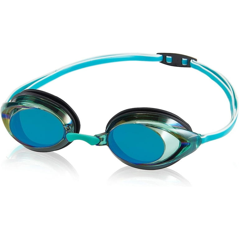 Speedo Vanquisher 2.0 Mirrored Adult Swim Goggle Black Blue