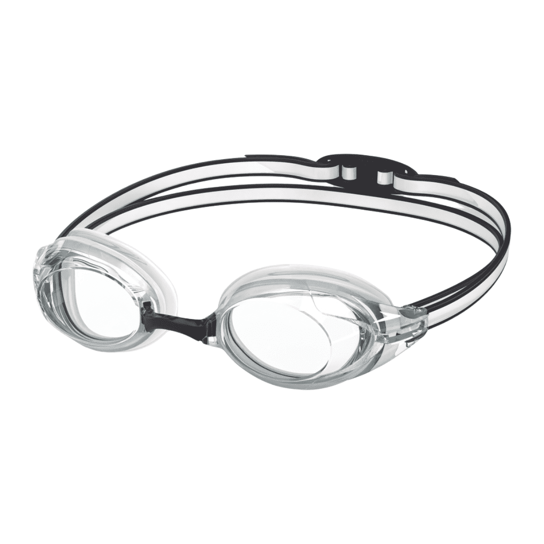 Speedo Vanquisher 3.0 Swimming Slide & Lock Nose Bridge Goggles, Clear ...