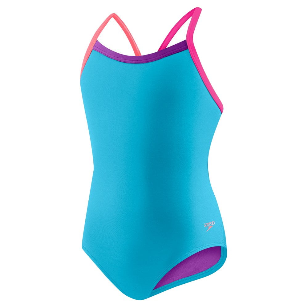 Speedo Womens Swimsuit One Piece Prolt Propel Back Solid Size 26