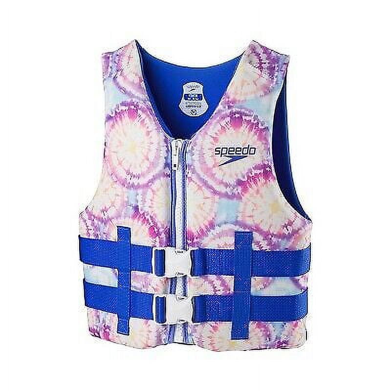 Speedo Guard Approved Youth Life Jacket Vest for Swimming - Lilac Tie ...