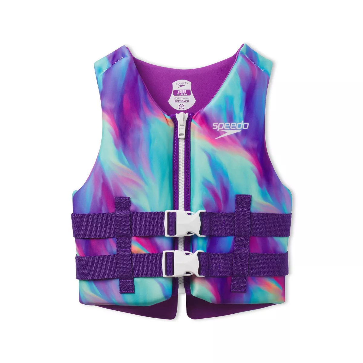 Speedo Youth Life Jacket Vest Weight (Youth 50-90lbs) - Watercolor ...
