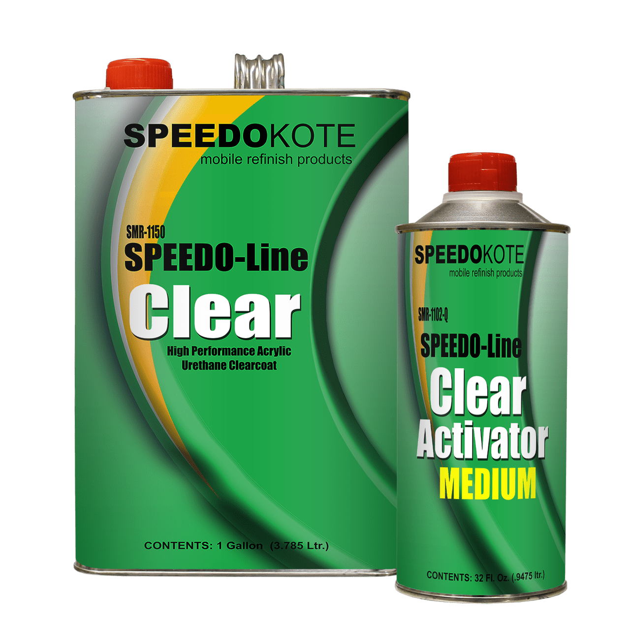 SMR-1150 Speedo-Line 2K Acrylic Urethane Clear Coat, 4:1 Gallon Medium ...