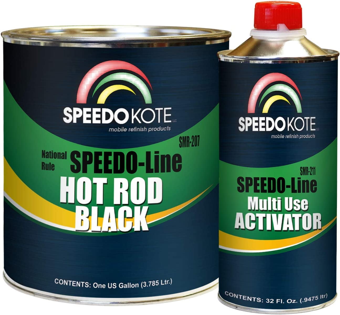 Speedokote SMR-207/211 - Hot Rod Black Paint, Black Satin 2K Urethane ...