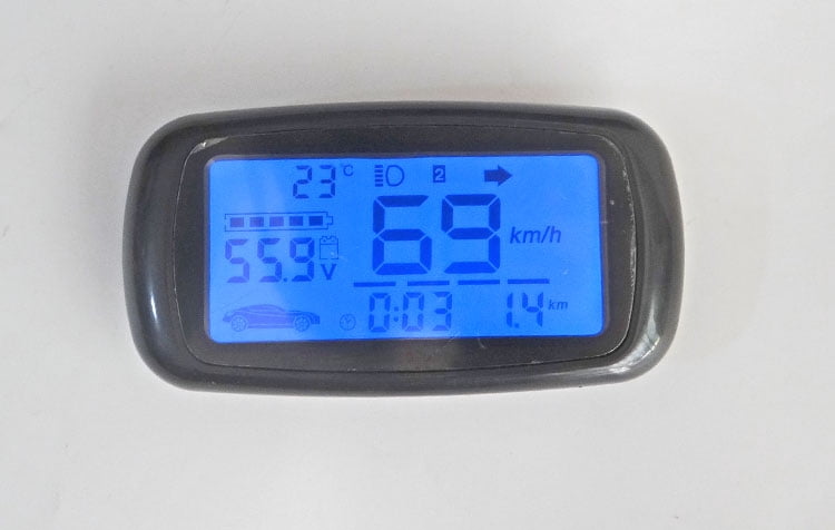 Speedometer 36v48v60v64v72v80v96v LCD Display Instrument Electric ...