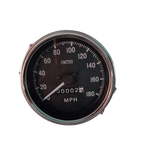Speedometer 85 mm mechanical M18x1.5 Thread for Smiths Black clock wise ...