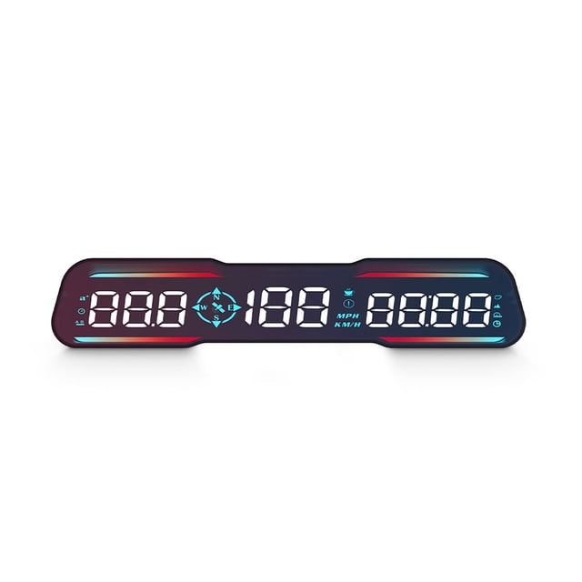Speedometer Heads HUD Digital GPS Speedometer MPH and KM/H Universal ...