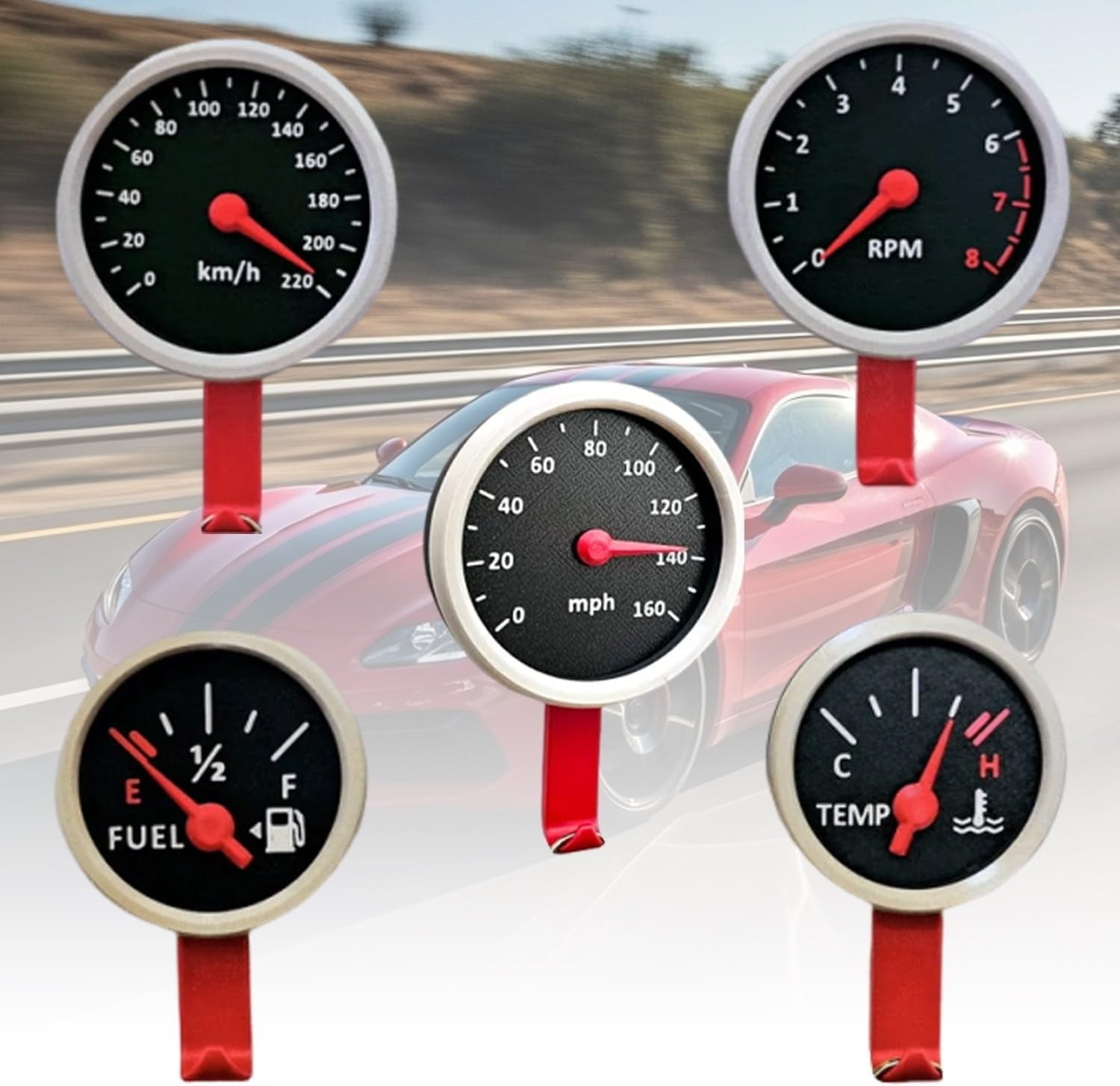 Speedometer Wall Mounted Key Holder, Speed & RPM Key Holder Hanger, Key ...